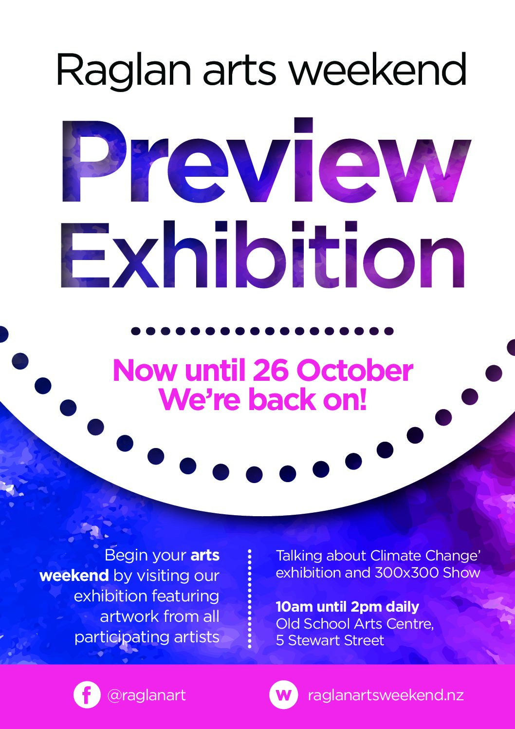 Preview Exhibition – Raglan Arts Weekend and Arts Guide